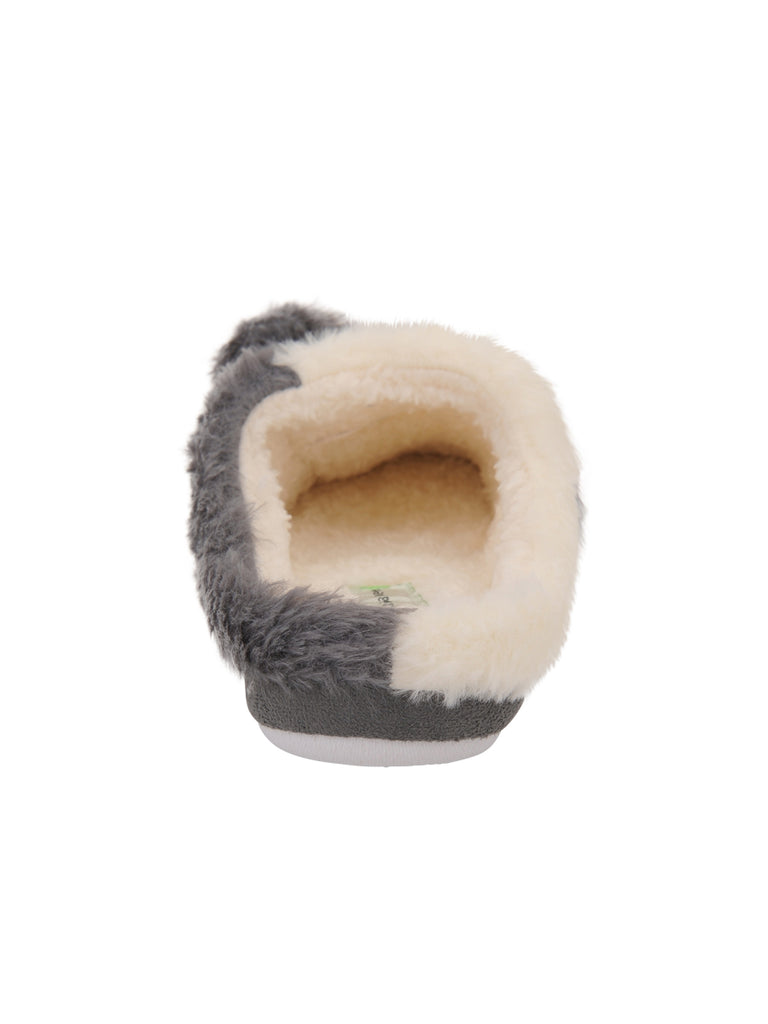 Patricia Green Women’s Patch Slipper in Grey