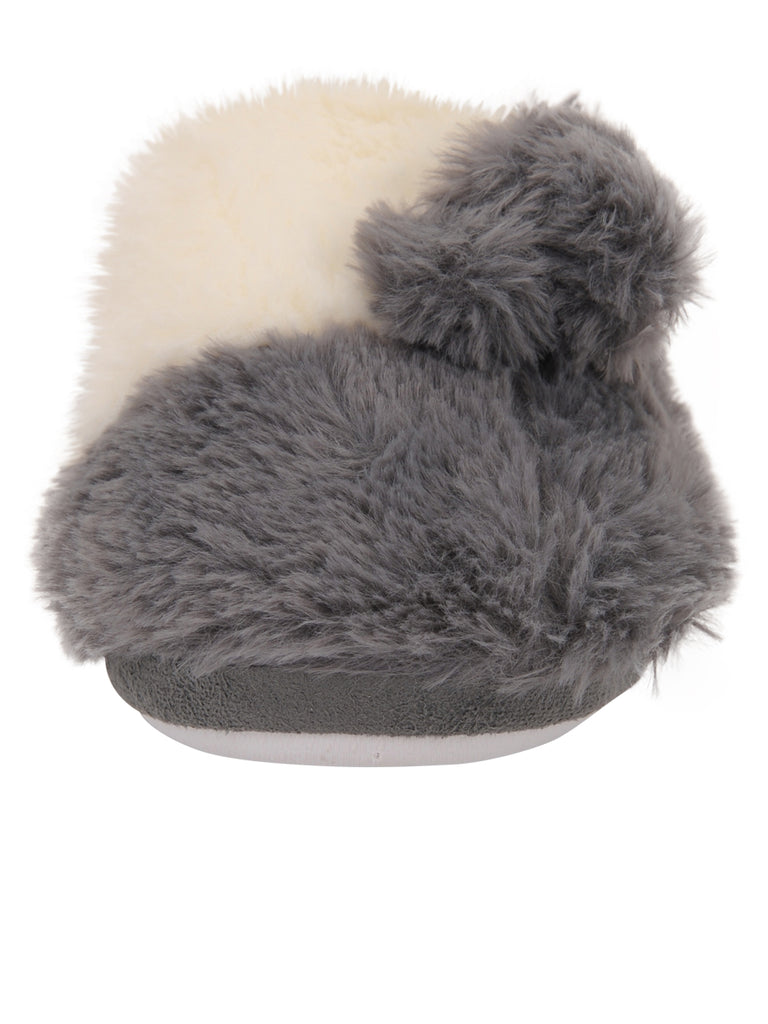 Patricia Green Women’s Patch Slipper in Grey
